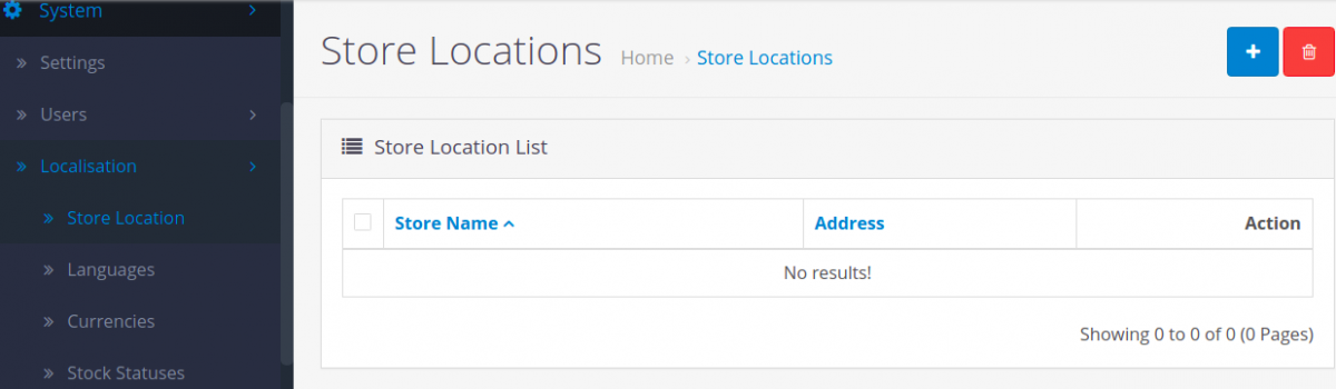 System > Localisation > Store-Location – eCommerce selling your product ...